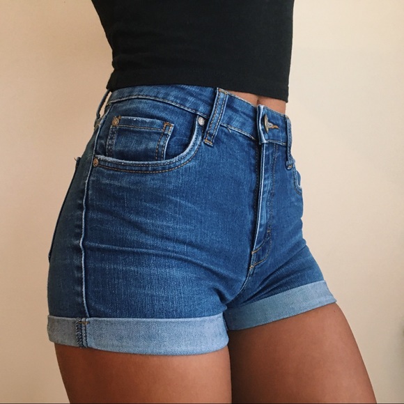 STS Blue | Shorts | Blue High Waisted Denim Jean Shorts | Poshmark